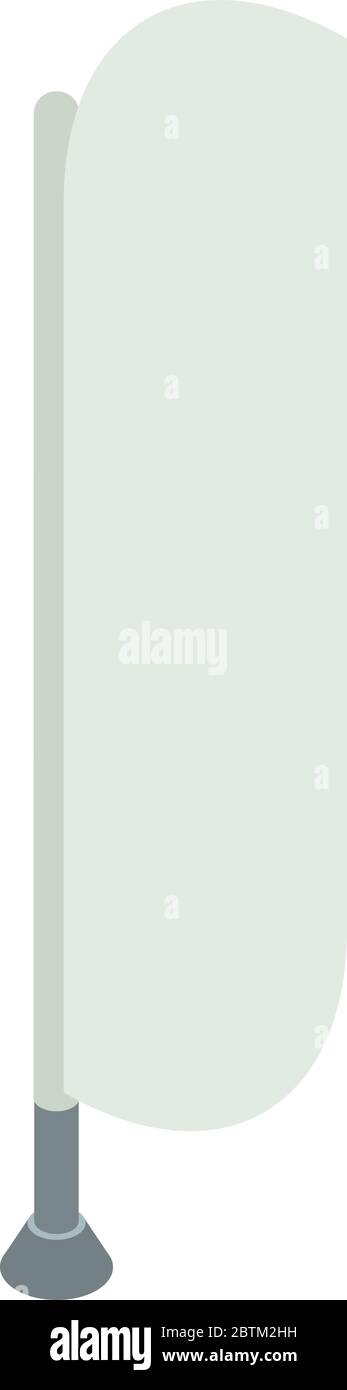 Pillar advertising icon. Isometric of pillar advertising vector icon ...