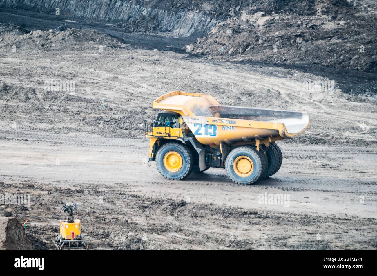 Open Pit Coal mining in Borneo indonesia Stock Photo - Alamy