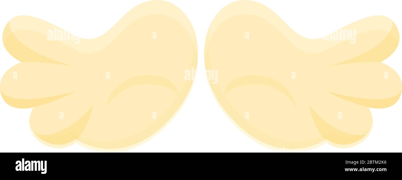 Insignia wings icon. Cartoon of insignia wings vector icon for web ...