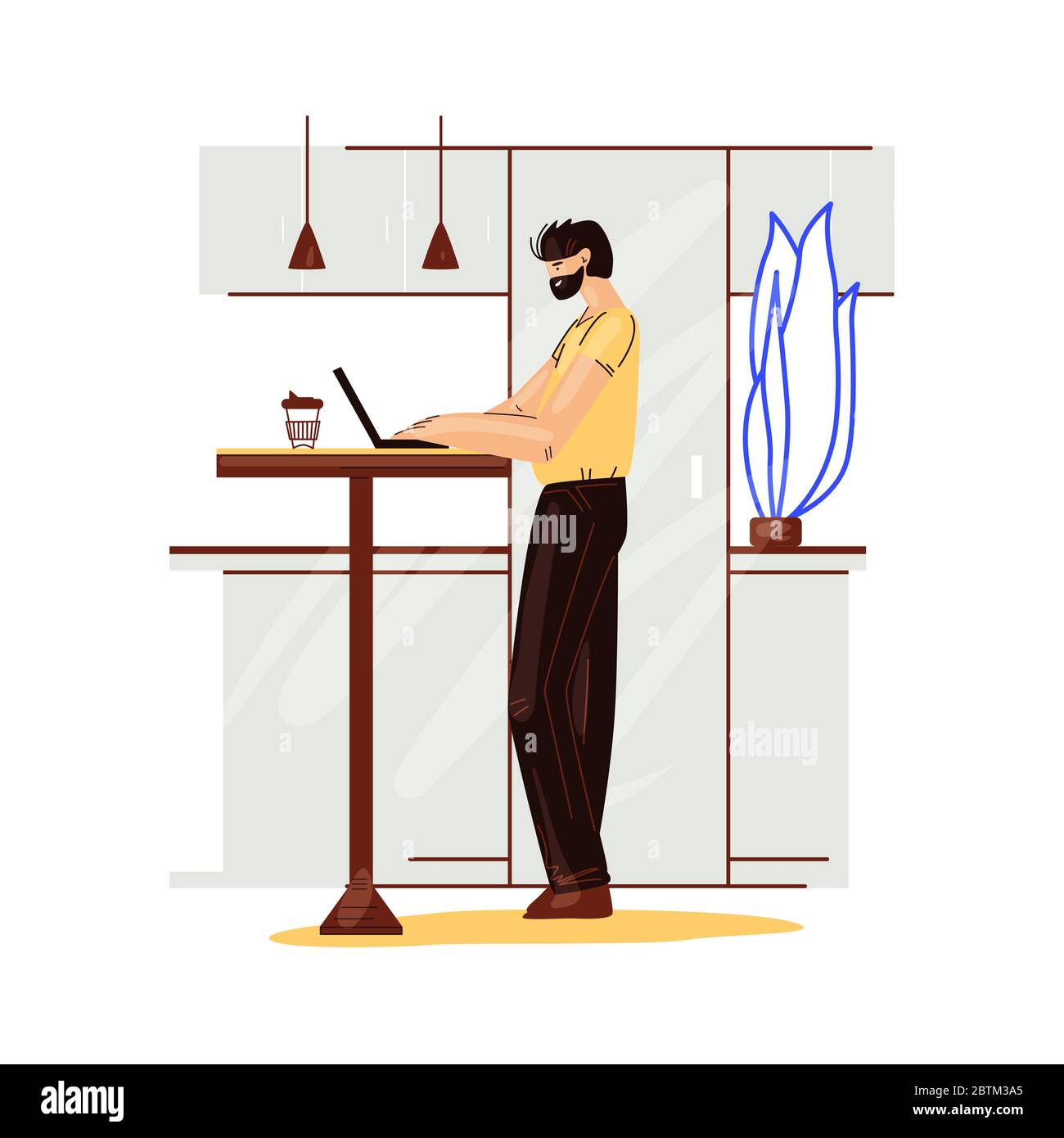 Working pace Stock Vector Images - Alamy