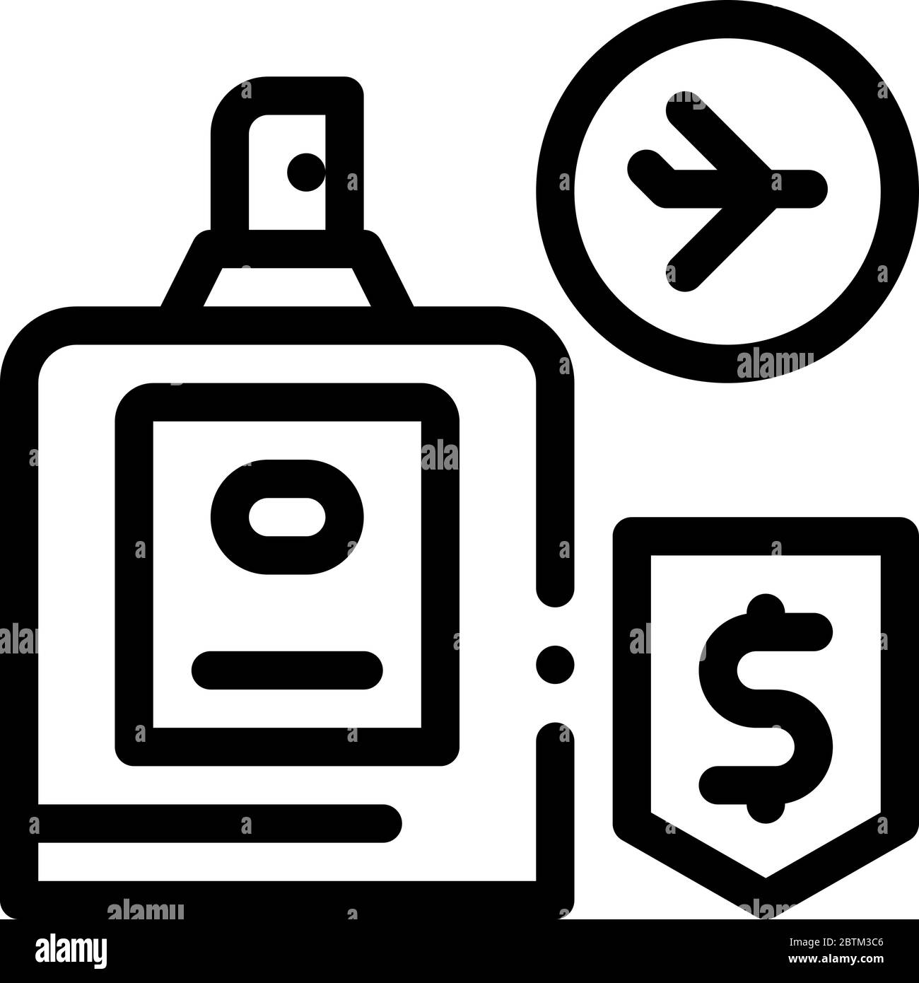 Cosmetics in duty free icon hi-res stock photography and images - Alamy