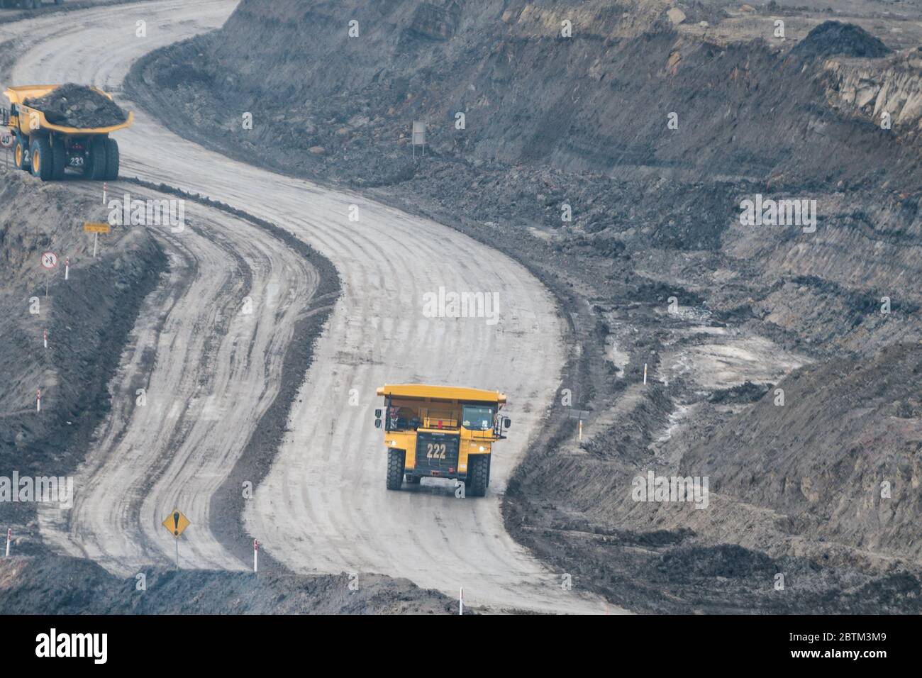 Open Pit Coal mining in Borneo indonesia Stock Photo - Alamy