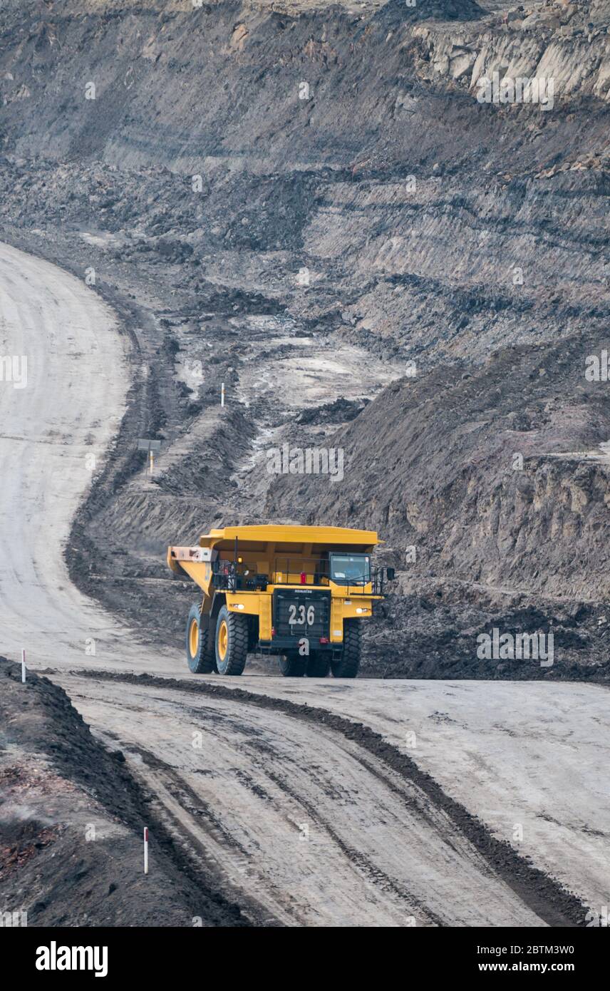 Open Pit Coal mining in Borneo indonesia Stock Photo - Alamy