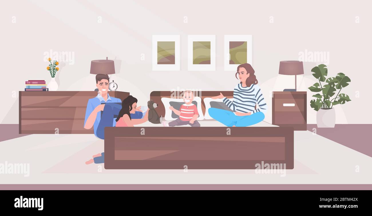 Boy spending time home Stock Vector Images - Alamy