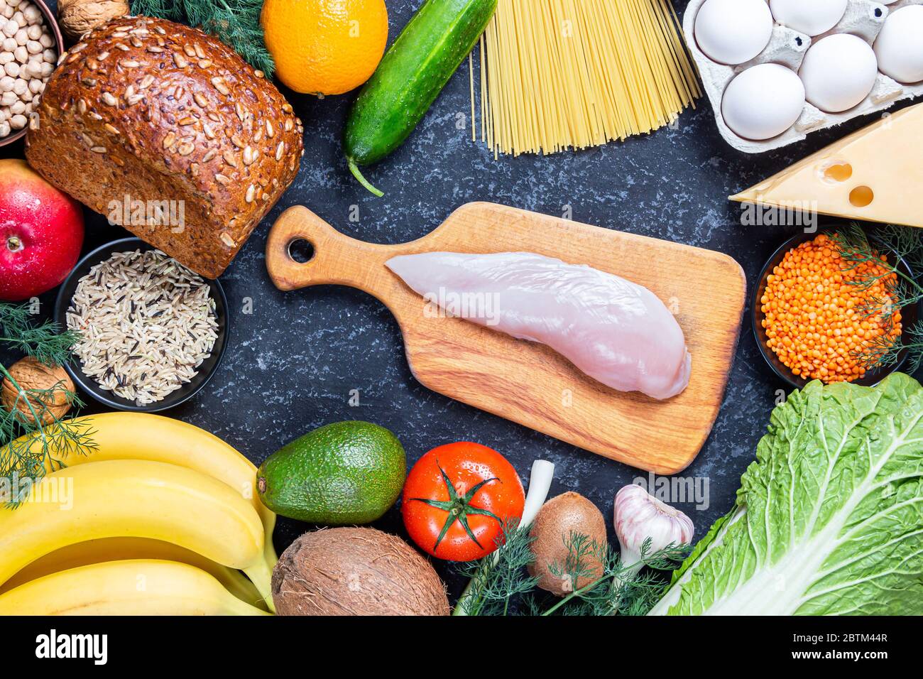 Meat And Vegetable Balance High Resolution Stock Photography and Images ...