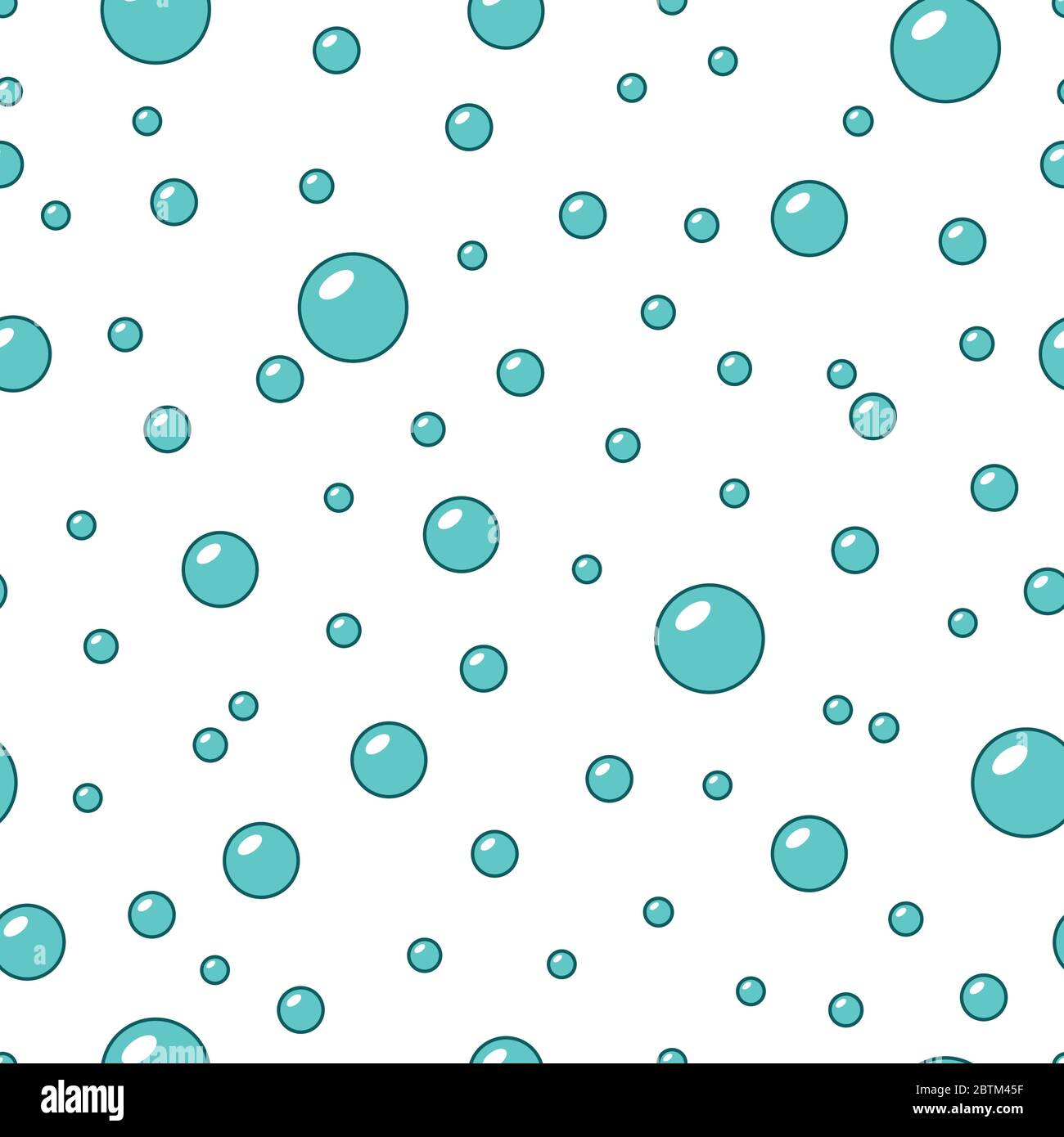 Seamless pattern with water bubbles for textile, paper and fabric ...