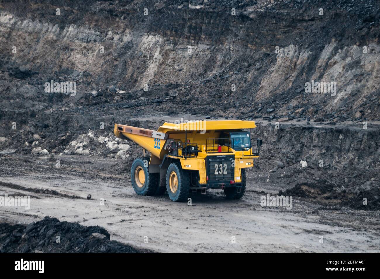 Open Pit Coal mining in Borneo indonesia Stock Photo - Alamy