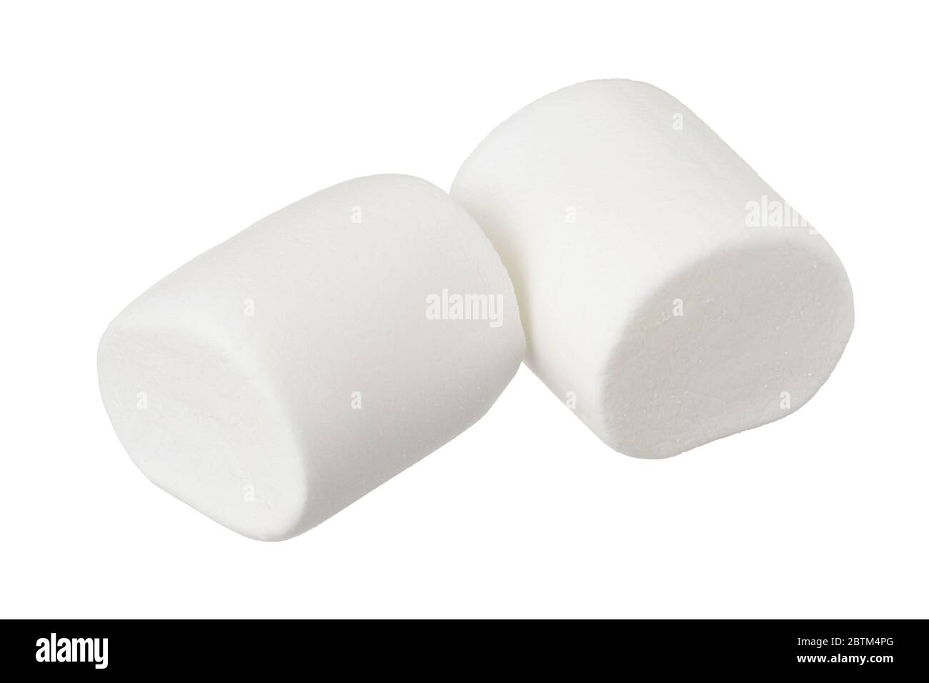 Marshmallow isolated on white background with clipping path and full ...