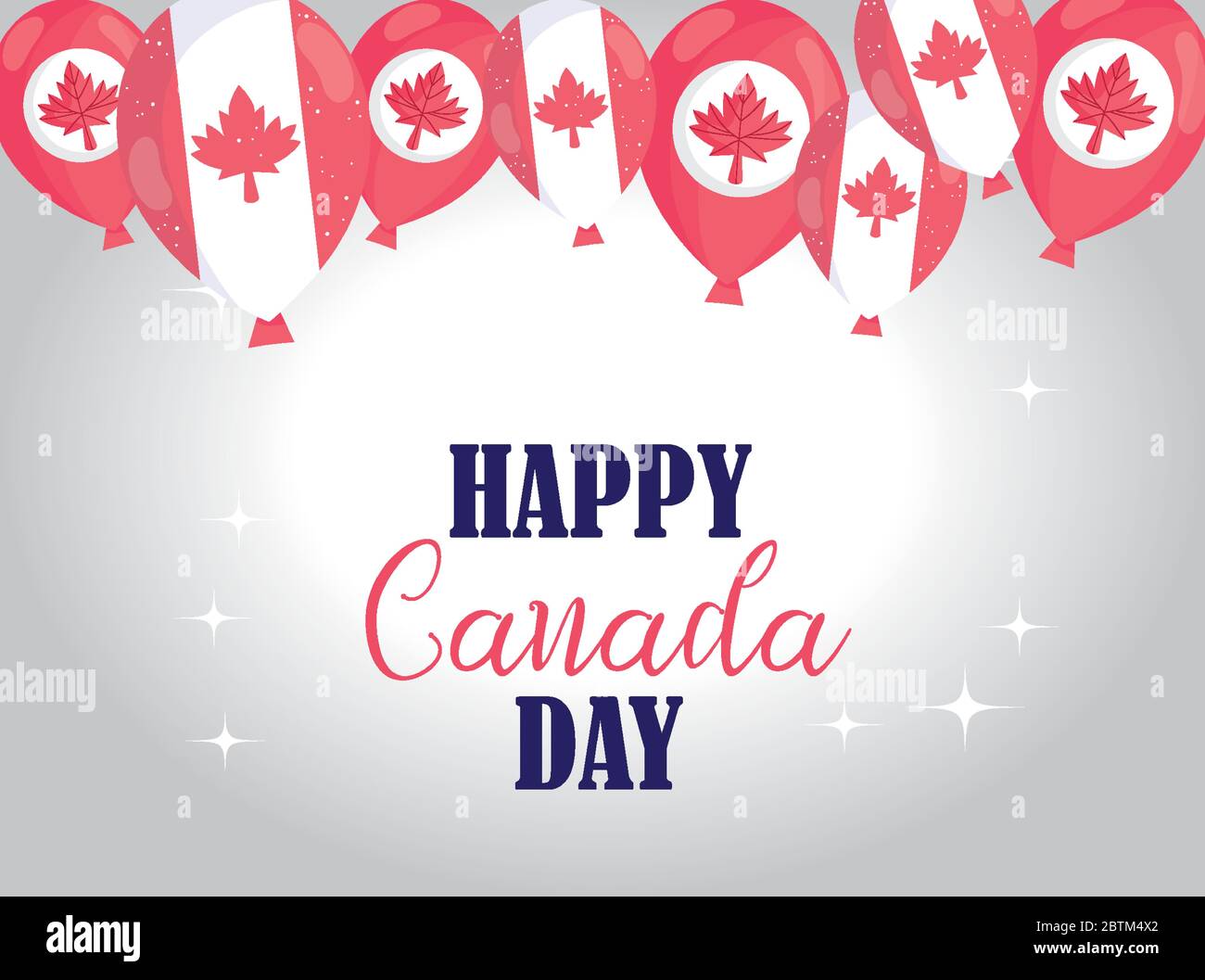 Canadian balloons design, Happy canada day holiday and national theme ...