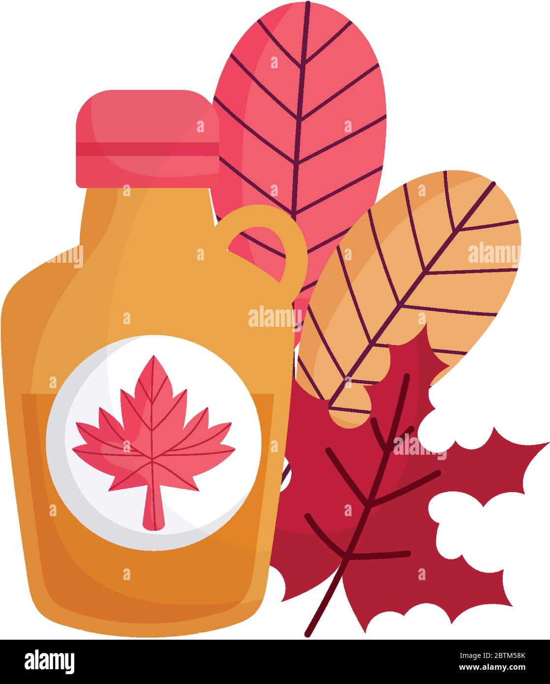 Canadian maple syrup and leaves design, Happy canada day holiday and ...