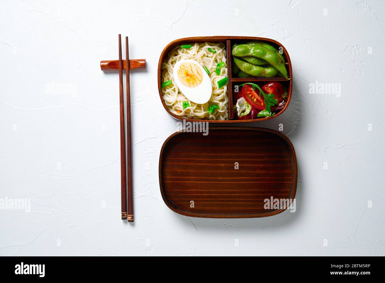 Japanese lunch bento box. Take away concept Stock Photo - Alamy