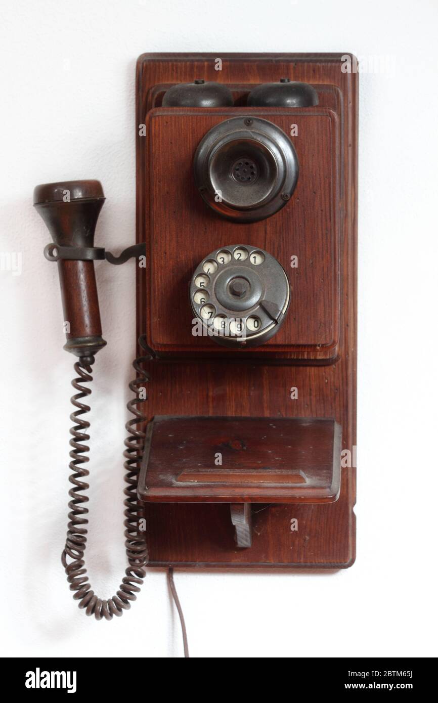 Ancient telephone hi-res stock photography and images - Alamy