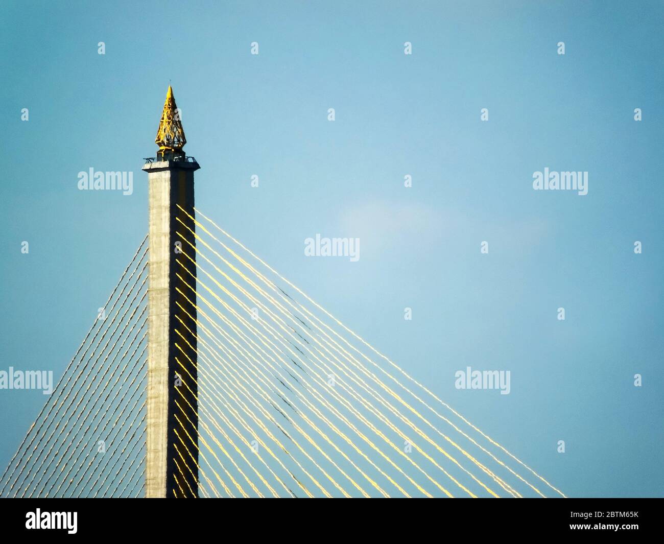 Rama VI Bridge Bridge over the Chao Phraya River in Bangkok Stock Photo ...
