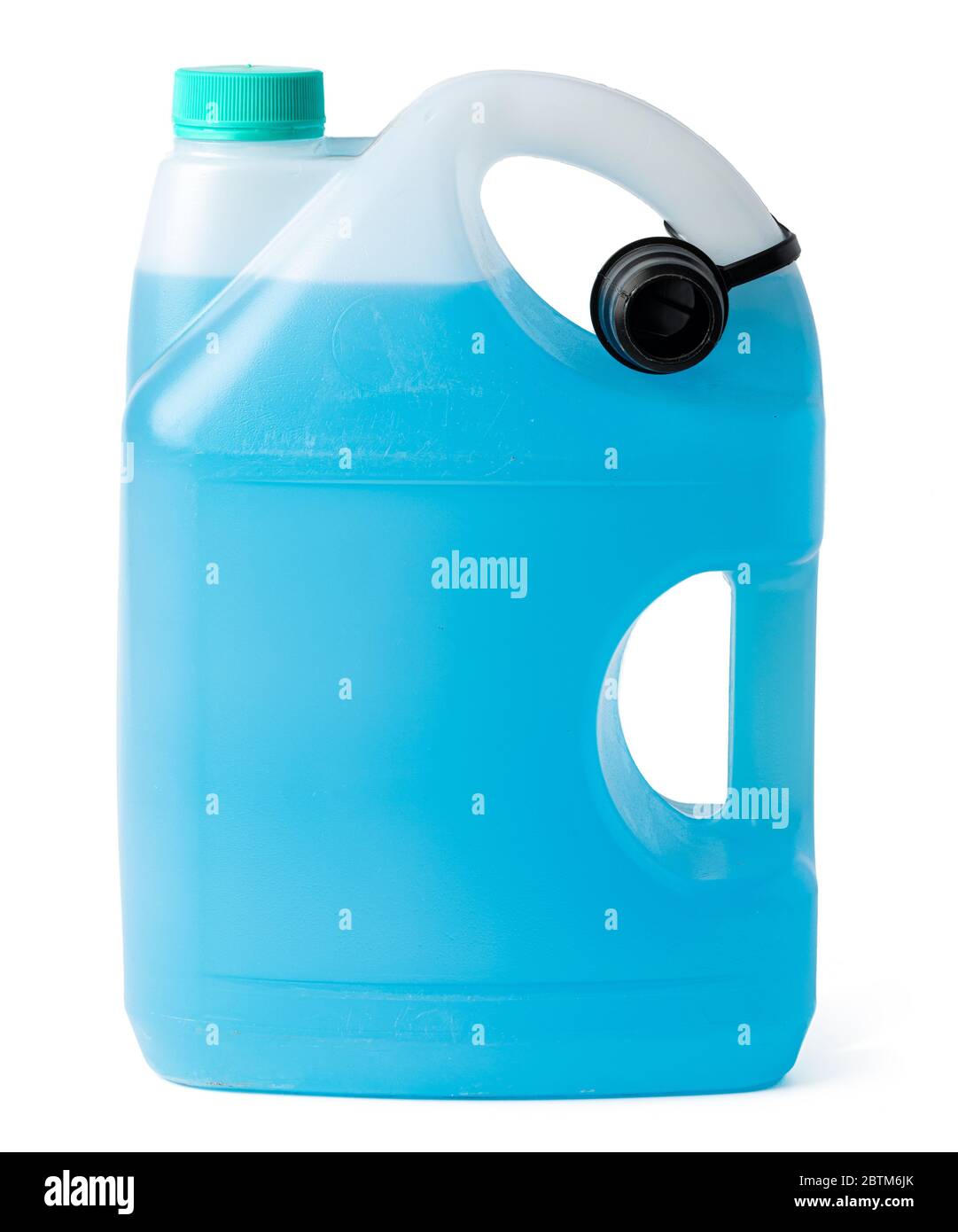 Winter window blue cleaner isolated on a white background Stock Photo ...