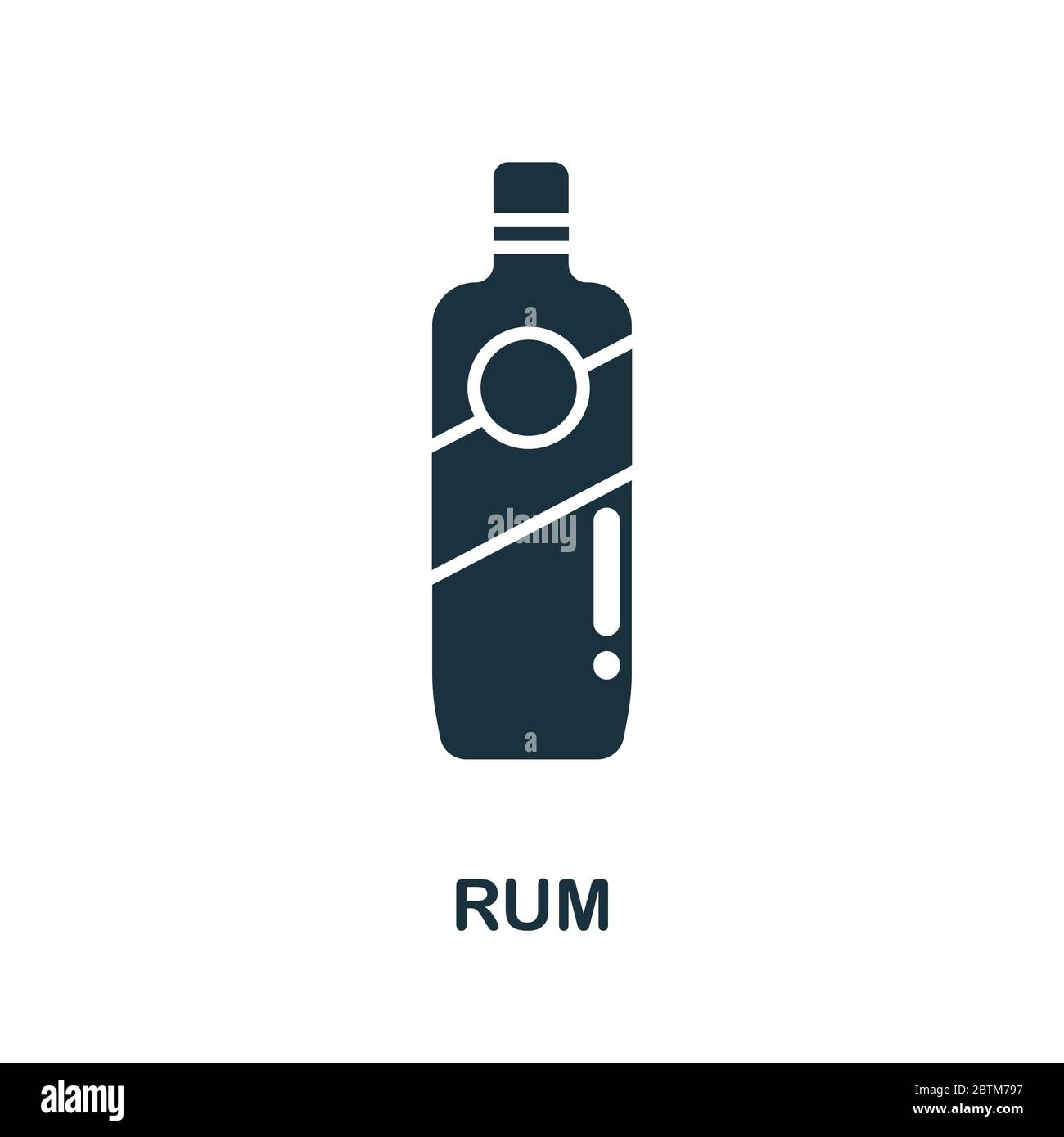 Rum icon from australia collection. Simple line Rum icon for templates ...