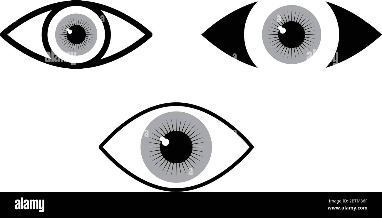 eye icon. blue eye symbols for web design Stock Vector Image & Art - Alamy