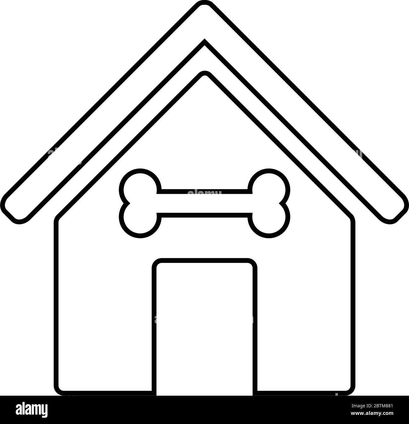 pet house. puppy home vector Stock Vector Image & Art - Alamy