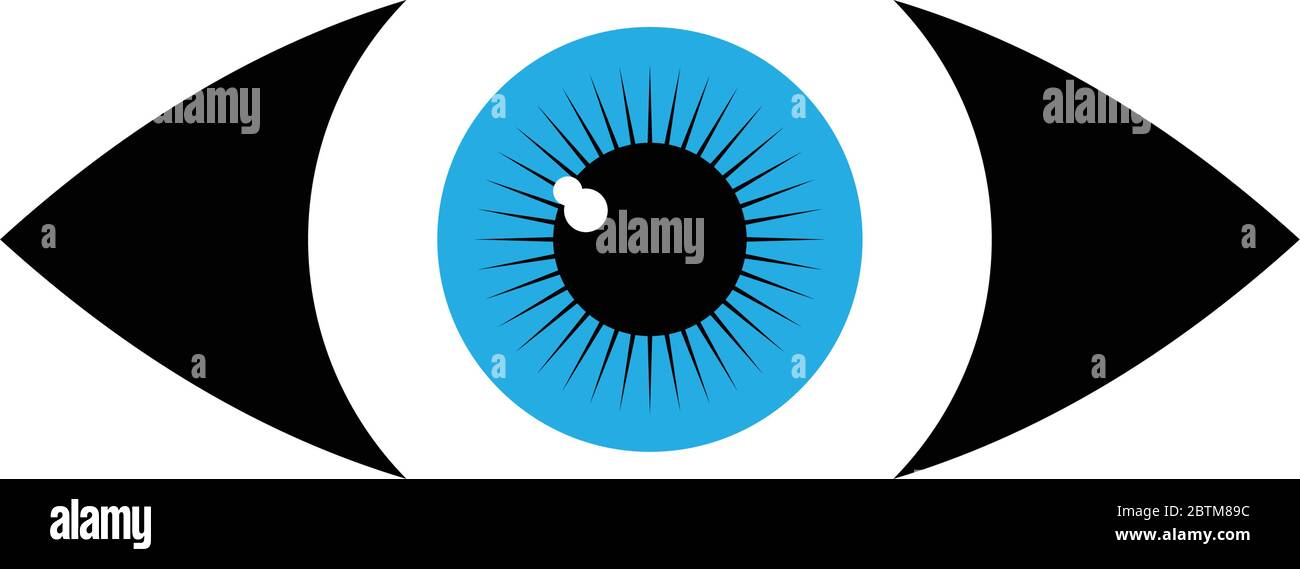 eye icon. blue eye symbols for web design Stock Vector Image & Art - Alamy