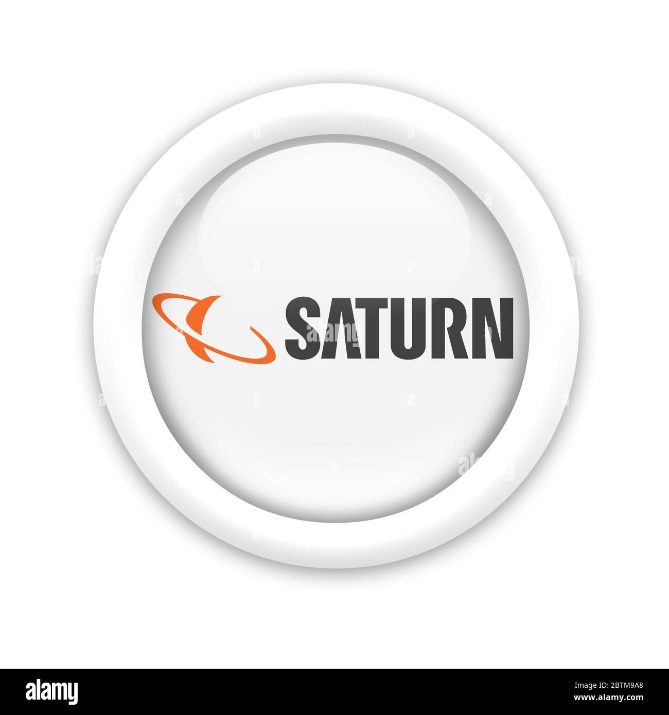 Saturn logo hi-res stock photography and images - Alamy