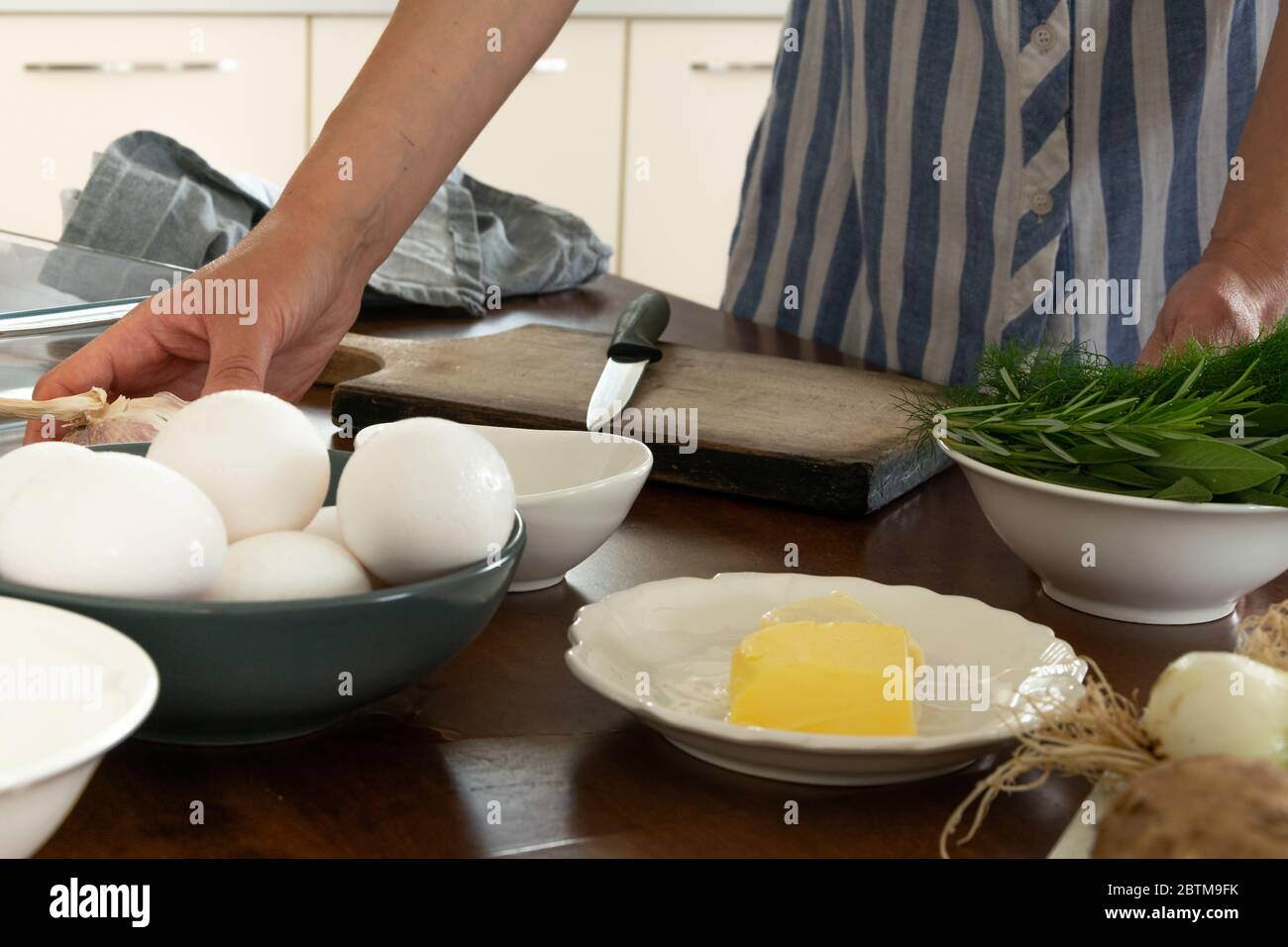 Cooking person healthy food hand hi-res stock photography and images ...