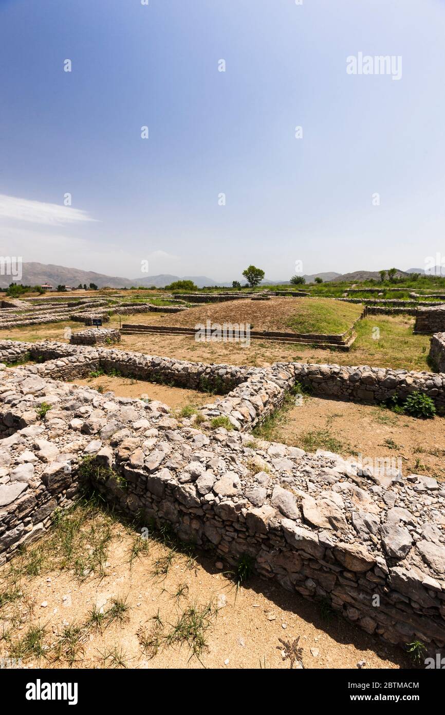 Sircap Ruins in Ancient city of Taxila,Taxila, suburb of Islamabad ...