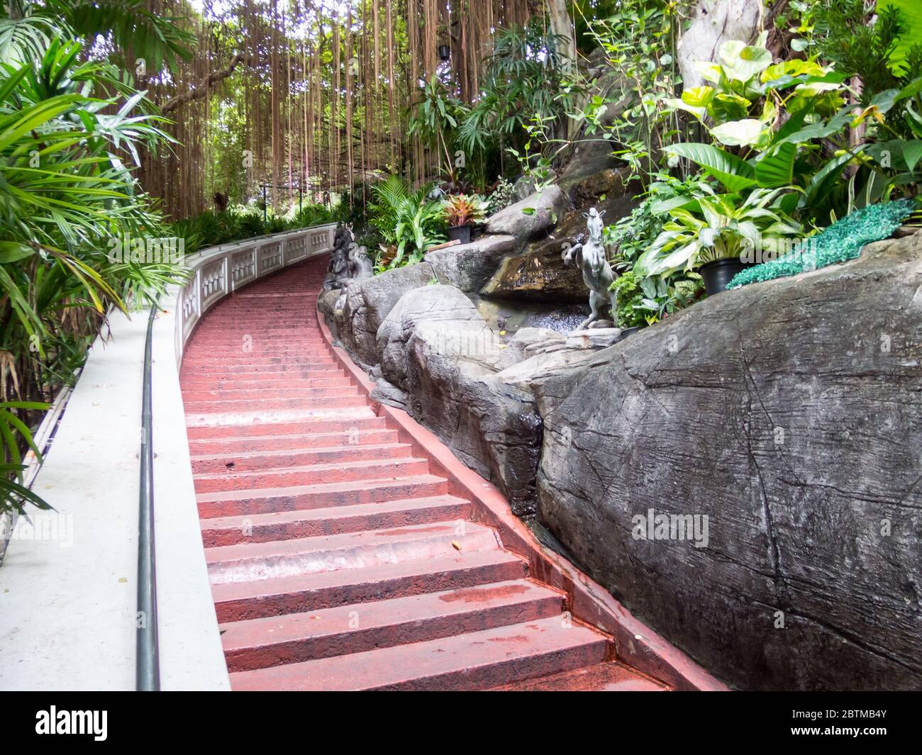 Golden Mount temple Travel Landmark of Bangkok THAILAND Stock Photo - Alamy