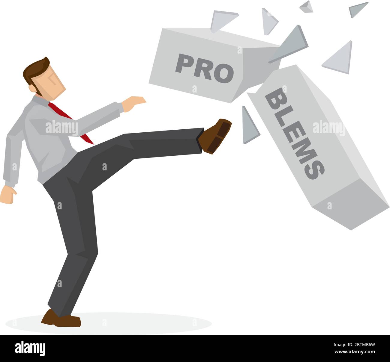 Concrete block Stock Vector Images - Alamy