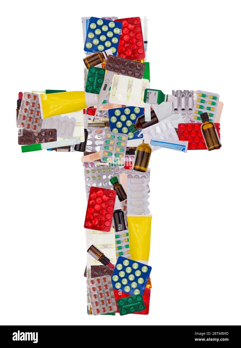 Pharmacy cross symbol Cut Out Stock Images & Pictures - Alamy