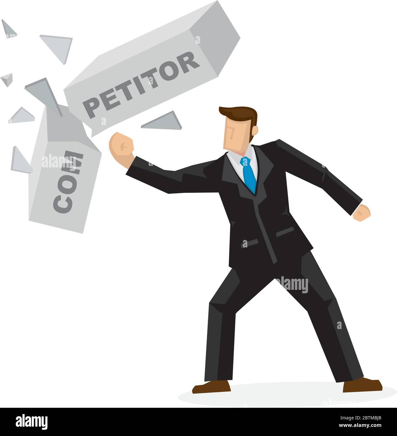 Concrete crash barrier Stock Vector Images - Alamy