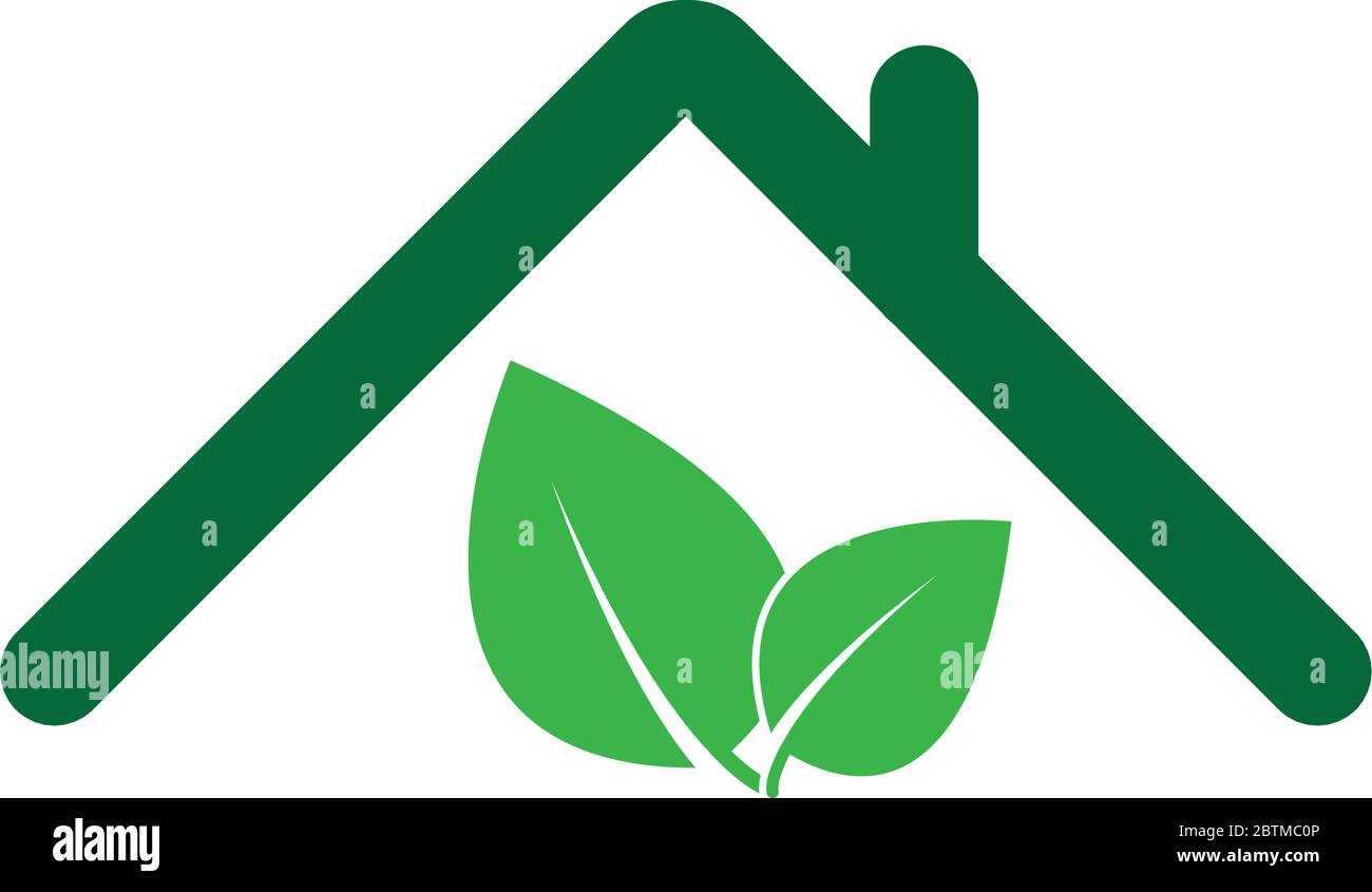Eco house icon - vector sign Stock Vector Image & Art - Alamy