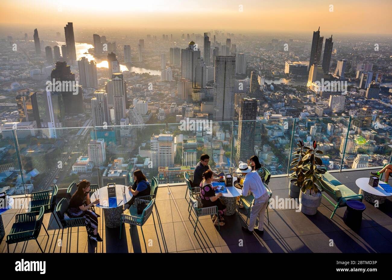 Thailand, Bangkok City,MahaNakhon Bldg. Terrace Stock Photo - Alamy