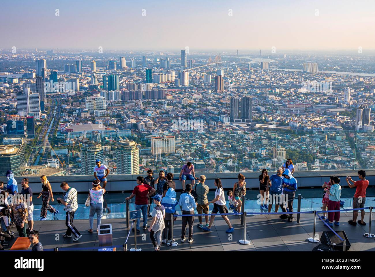 Thailand, MahaNakhon Bldg. terrace Stock Photo - Alamy