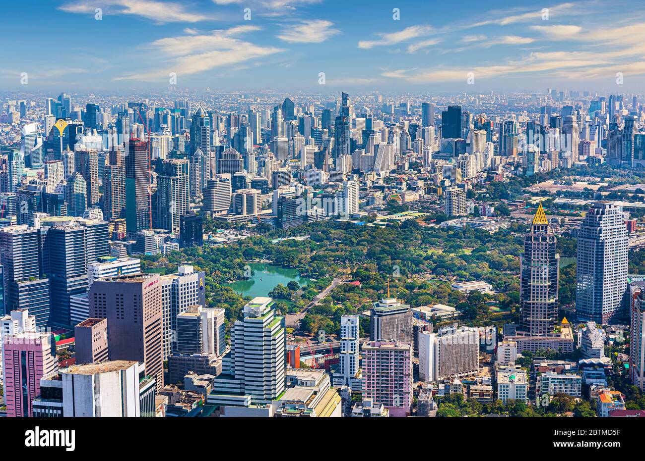 Thailand, Bangkok city, Downtown Panorama Stock Photo - Alamy