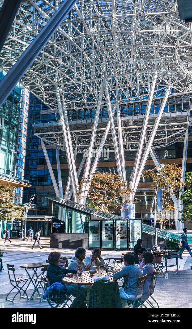 Japan ,Tokyo City, Minato Ku, Midtown Building, entrance Hall Stock ...