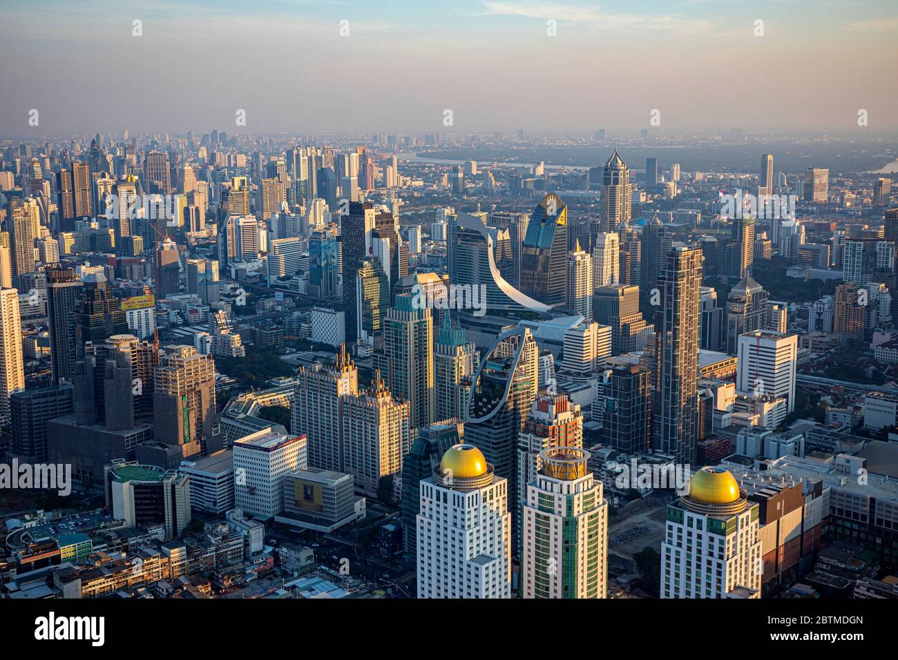 Thailand, Bangkok City, Down town Bangkok panorama Stock Photo - Alamy