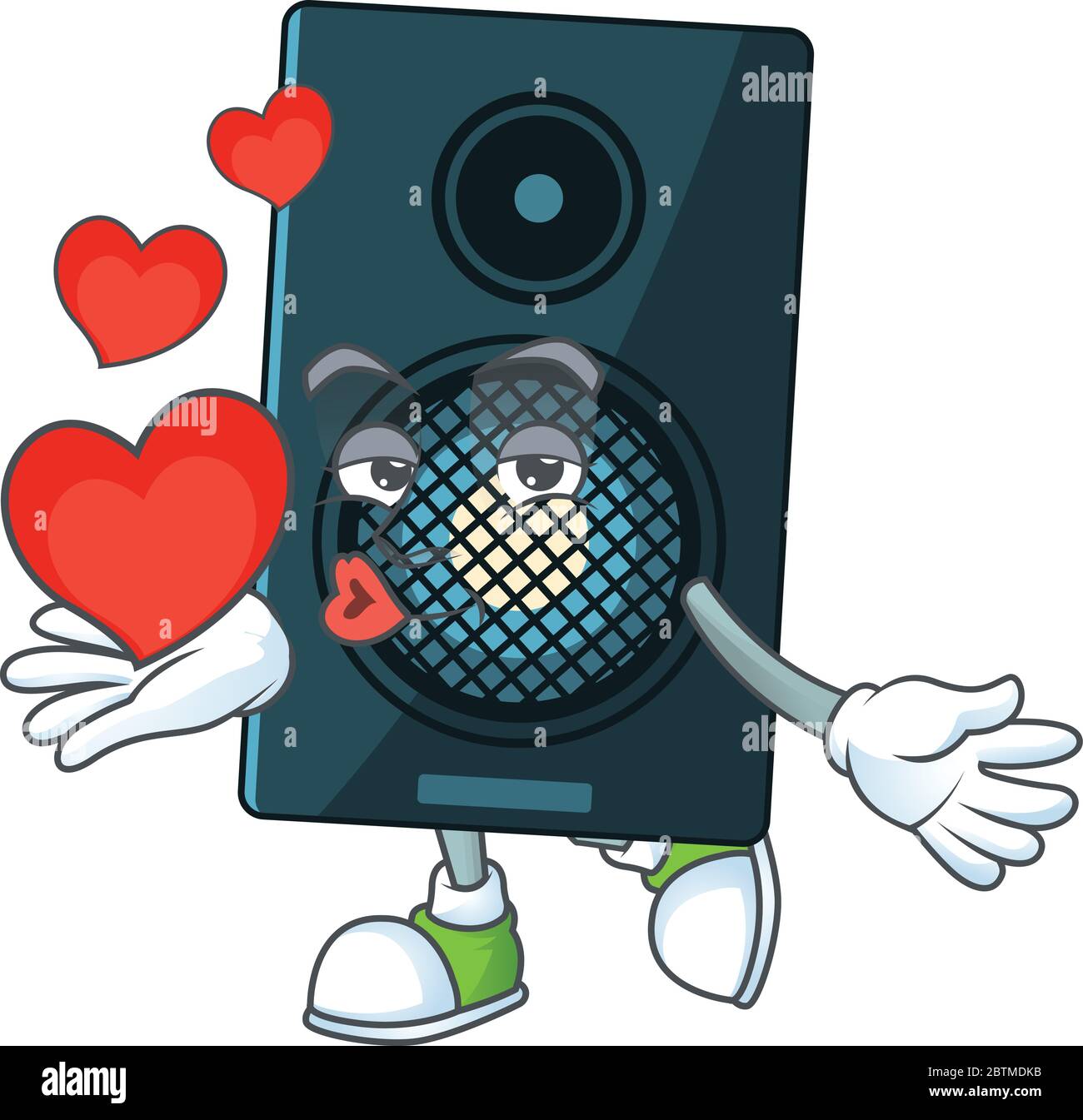 Cartoon Drawing Design Of Sound System Listening To The, 60% OFF