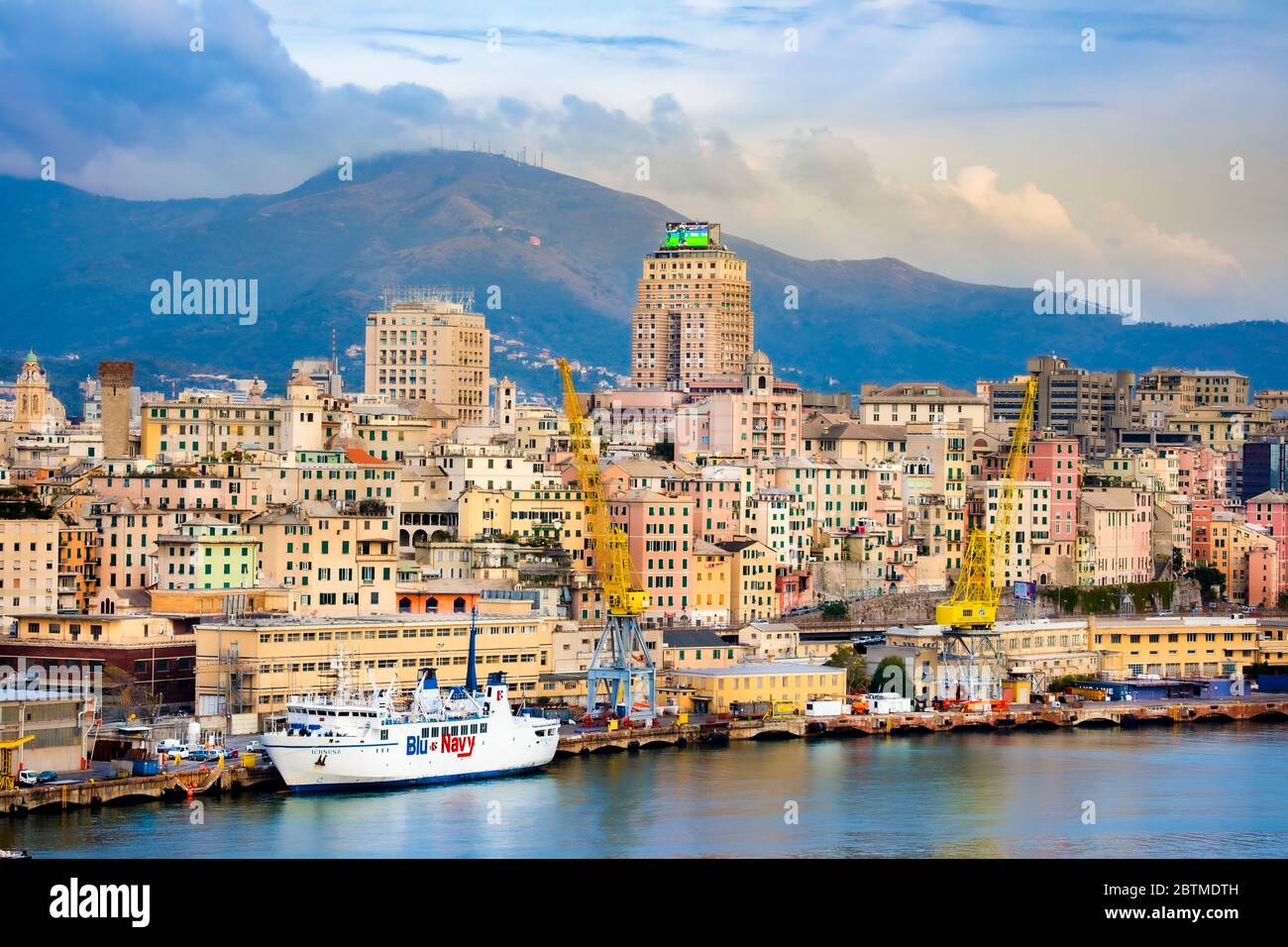Genova city skyline hi-res stock photography and images - Alamy
