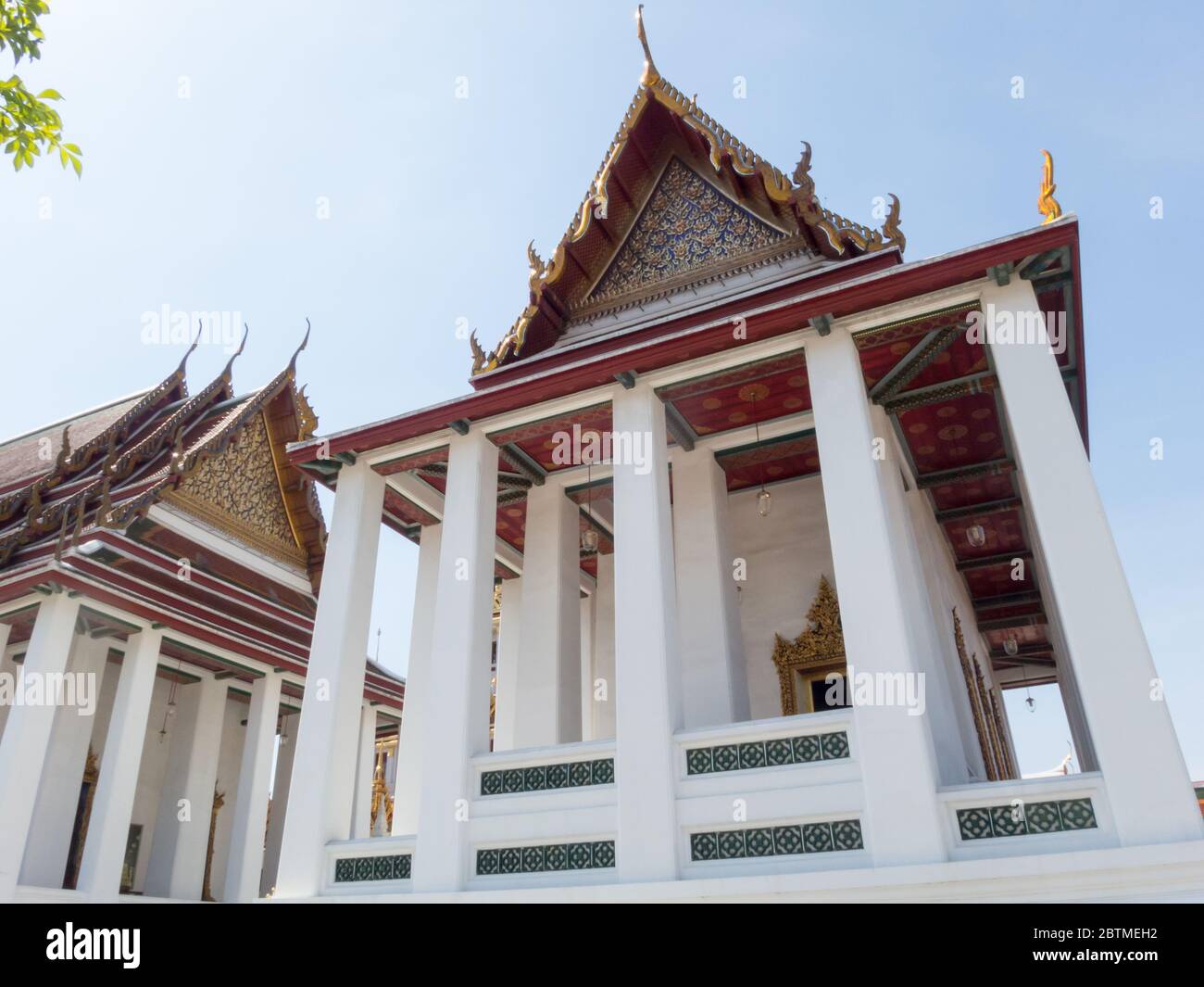 Loha Prasat Wat Ratchanatda temple in ฺBangkok Thailand Stock Photo - Alamy