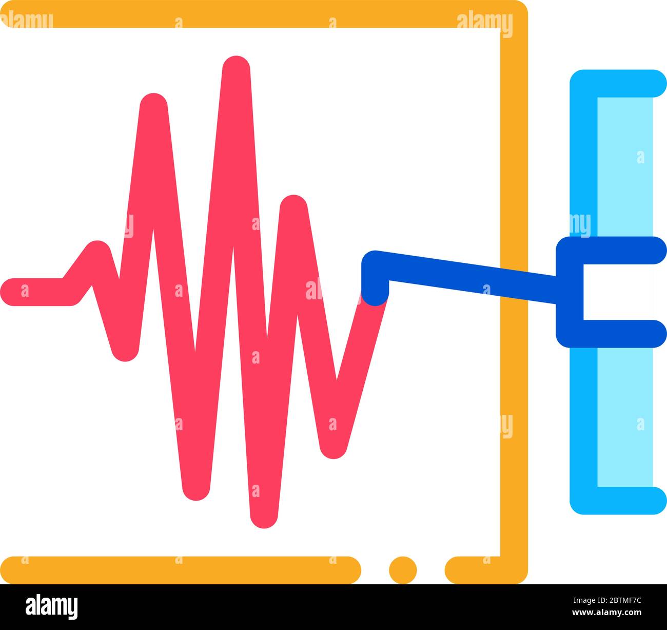 richter scale measurement icon vector outline illustration Stock Vector ... richter scale measurement icon vector outline illustration Stock Vector ...