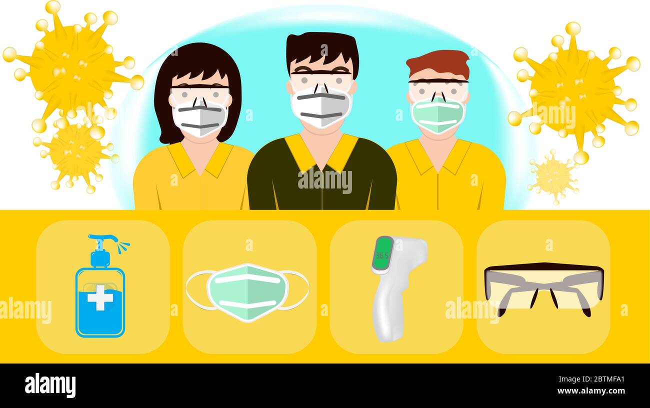 Worker symptom Stock Vector Images - Alamy