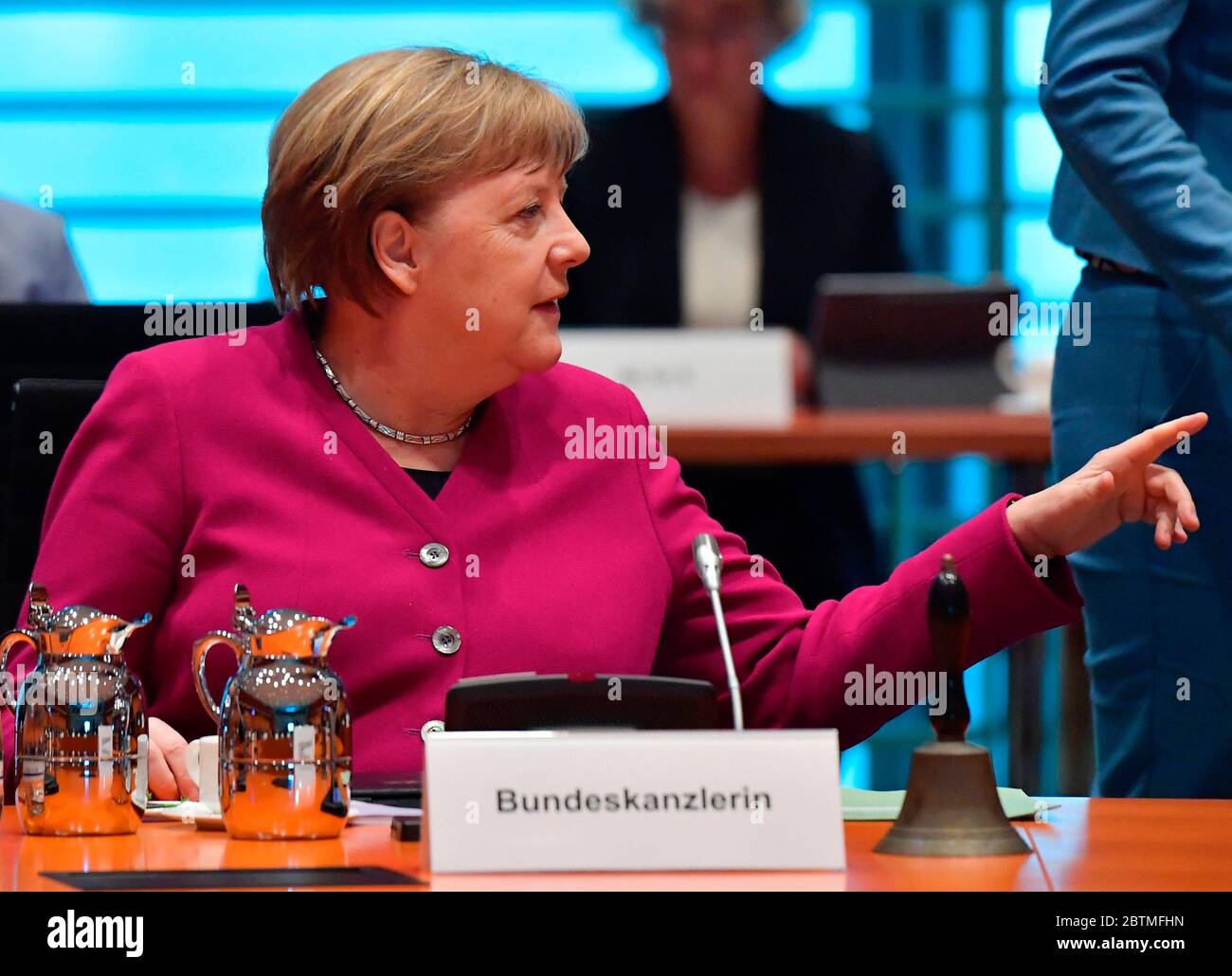 Berlin, Germany. 27th May, 2020. Chancellor Angela Merkel (CDU ...