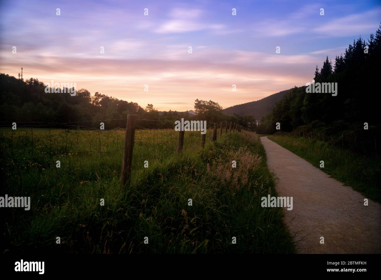 Basque road hi-res stock photography and images - Alamy