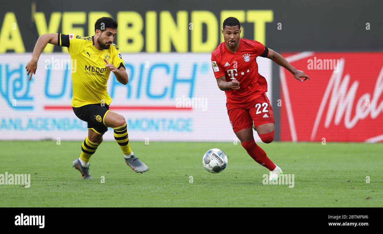 City Of Dortmund, Deutschland. 26th May, 2020. Serge Gnabry, duels ...
