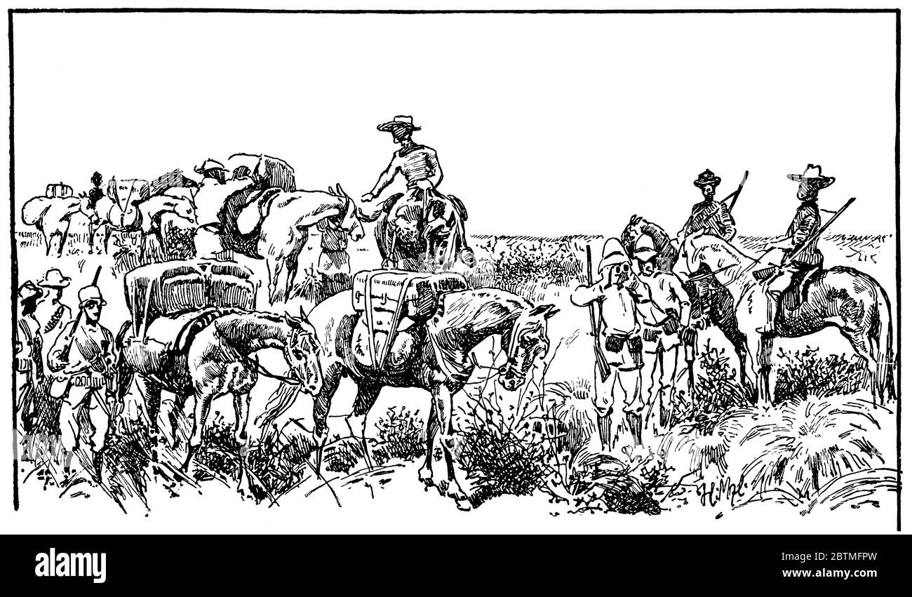 John and Alexander Forrest Team Expedition through the Drylands of ...