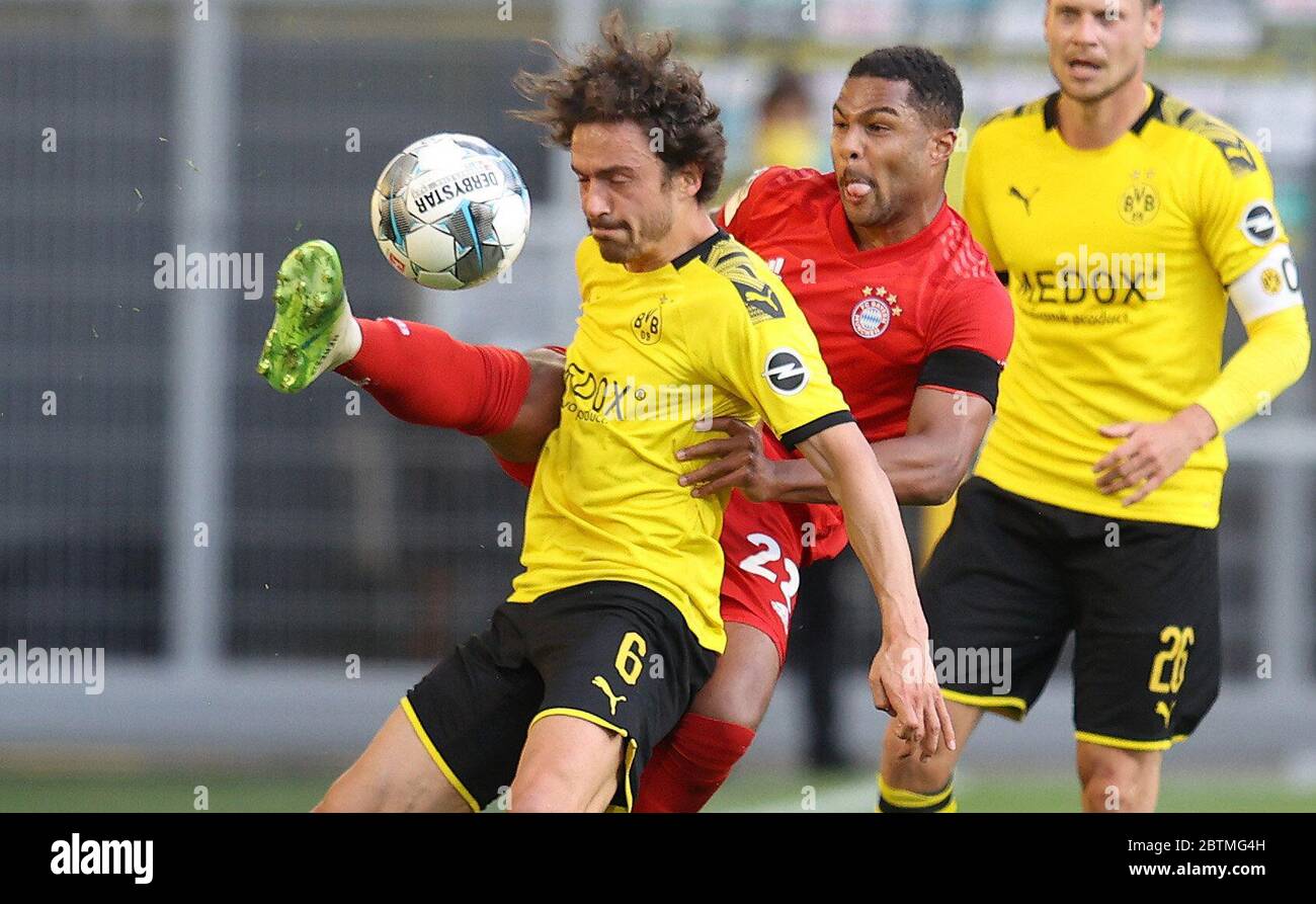 City Of Dortmund, Deutschland. 26th May, 2020. duels, Thomas Delaney ...
