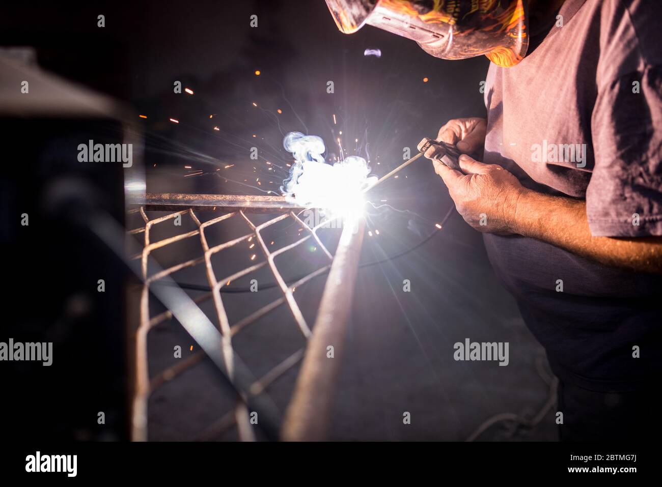 Welding steel structures bright hi-res stock photography and images - Alamy
