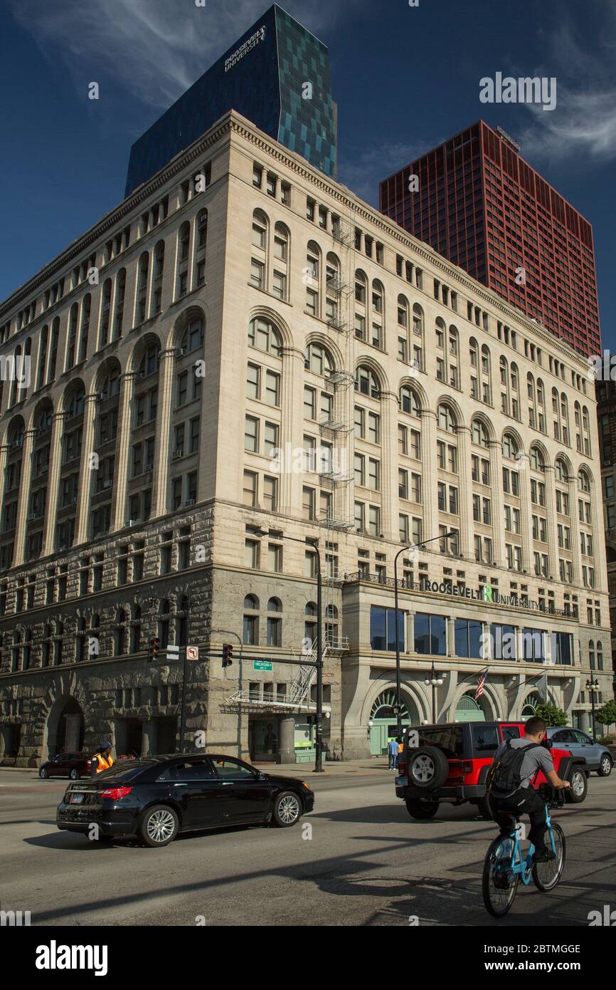 Auditorium building chicago hi-res stock photography and images - Alamy