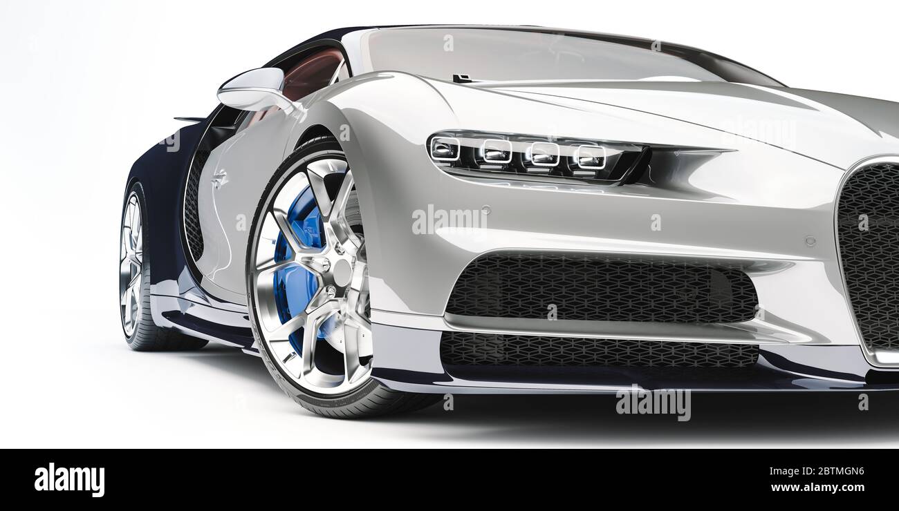 3d render of modern sport car Stock Photo - Alamy