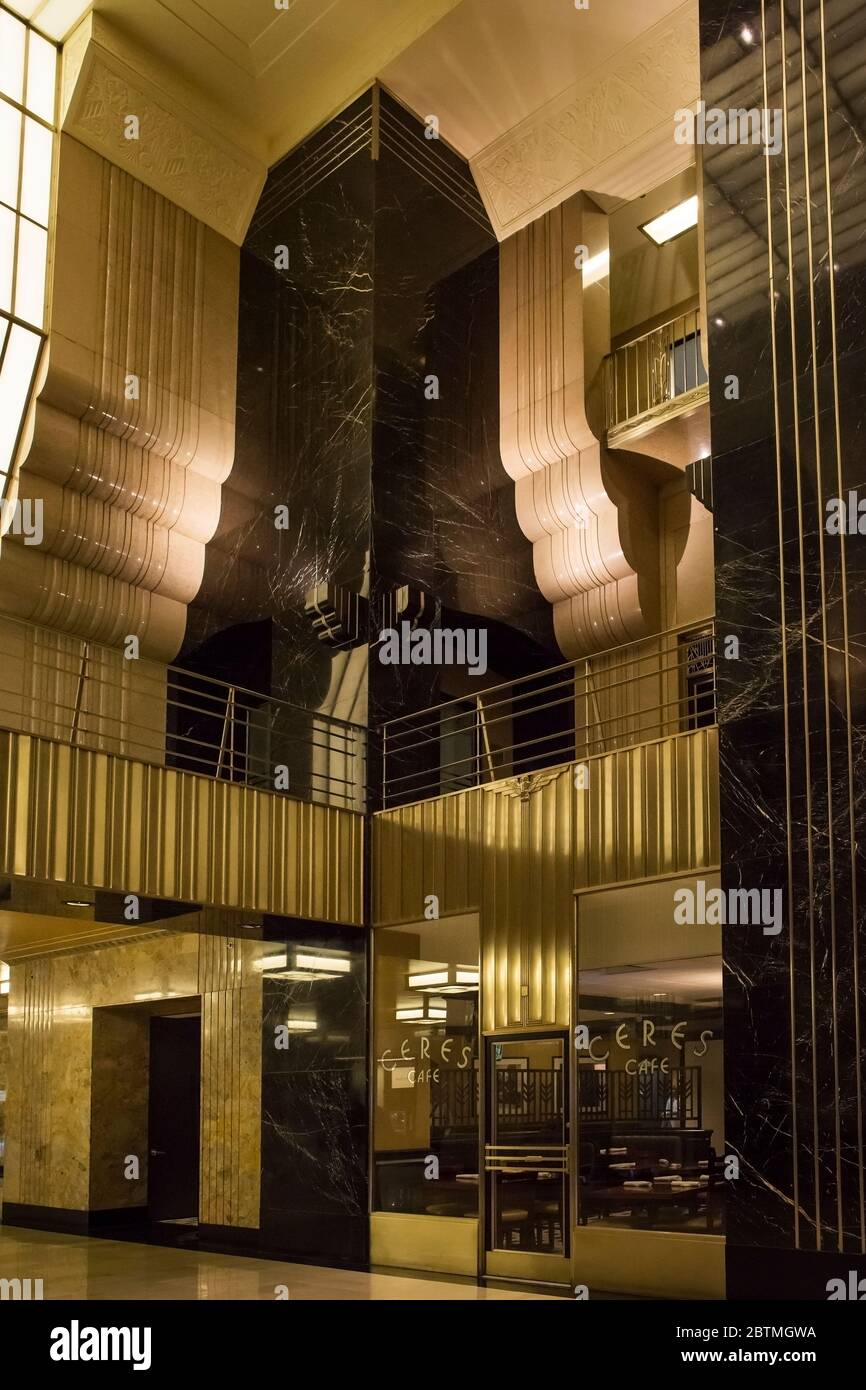 Art deco lobby hi-res stock photography and images - Alamy