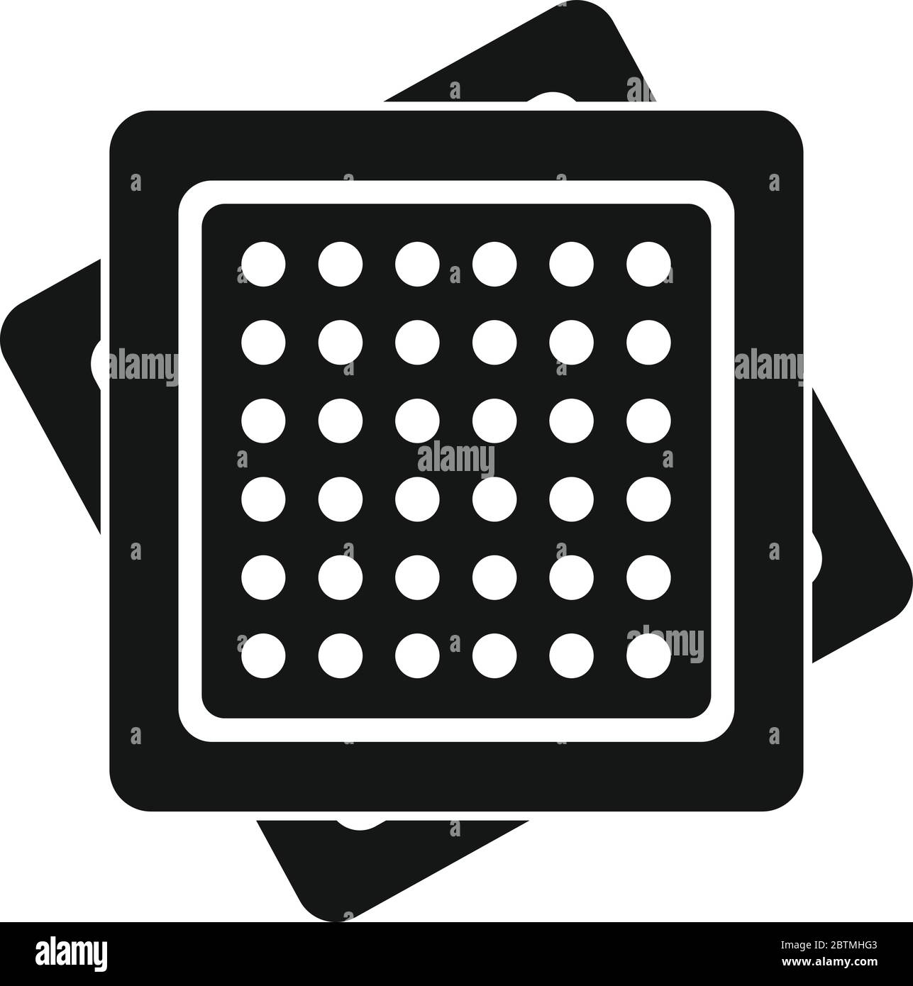 Cracker icon. Simple illustration of cracker vector icon for web design ...